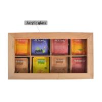 China Modern Design Natural Bamboo Tea Bag Storage Box A Perfect Addition to Your Collection for sale