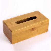 China Multifunction Bamboo Tissue Box 22x11.5x9CM Functional Design for Bathroom Essentials for sale