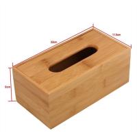 China Multifunction Bamboo Tissue Box 22x11.5x9CM Functional Design for Bathroom Essentials for sale