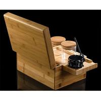 China Stash Box Set CE / EU Certificate Herbal Grinder Rolling Tray Bamboo Storage Box for sale