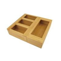 China Aluminum Food Container 100% Natural Bamboo Ziplock Bag Storage Box with Cover for sale