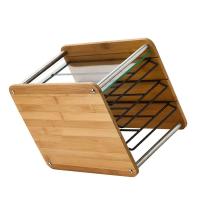 China Three-layer Bamboo K-cup Caddy Storage Box with 45 Holder Organizer CE / EU Certified for sale