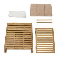 China Foldable Bamboo Bathroom Rattan Storage Laundry Hamper Clothes Basket for sale
