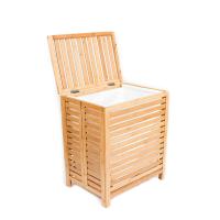 China EU Certified Bamboo Laundry Storage Hamper Collapsible Waterproof for sale