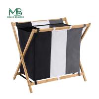 China Eco Friendly Bathroom Storage Basket Bamboo Laundry Hamper With Lid for sale