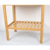 China Sustainable Bathroom Bamboo Vanity Sink Cabinet Customized for sale