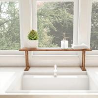 China Multi Function Dish Drying Rack Over Wood Kitchen Sink Shelf Organizer for Sustainable for sale