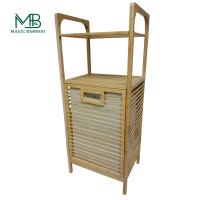 China Natural Bamboo Laundry Basket Storage Bin Hamper Dirty Clothes for sale