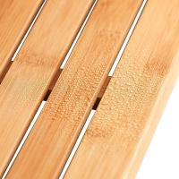 China 100% Natural Bamboo Floor Mat Bathroom For Shower Waterproof for sale