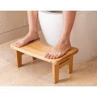 China EU Certified Toilet Bamboo Wood Bathroom Step Stool For Kids for sale