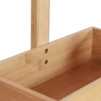 China Contemperary Standing Bamboo Storage Rack Shelf Storage 3 Tier for sale