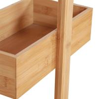 China Contemperary Standing Bamboo Storage Rack Shelf Storage 3 Tier for sale