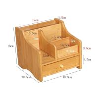 China Functional Style Bamboo Makeup Storage With Drawers for Office and Jewelry Supplies for sale