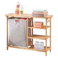 China 3 Tier Bamboo Free Standing Shelves Clothes Rack Organizer ODM for sale