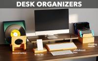 China Highly Customized Bamboo Charging Station for Multiple Devices Device Cable Organizer for sale