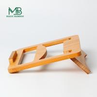 China Foldable Adjustable Bamboo Laptop Stand Tablet Holders Oem for sale