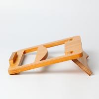 China Foldable Adjustable Bamboo Laptop Stand Tablet Holders Oem for sale