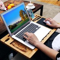 China Portable Bamboo Laptop Desk Stand The Perfect Addition to Your Modern Bedroom for sale