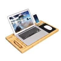 China Portable Bamboo Laptop Desk Stand The Perfect Addition to Your Modern Bedroom for sale