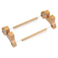 China Natural Bamboo Adjustable Laptop Stand Office Furniture ODM for sale