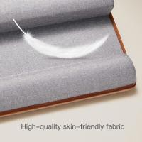 China Environmental Protection Folding Bamboo Laptop Tray Desk With Cushion Tray for sale