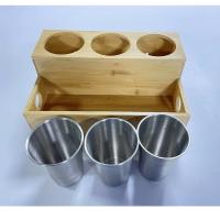 China Natural Bamboo Hair Styling Tool Organizer For Makeup Bathroom for sale