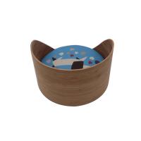 China Indoor Round Wood Bamboo Pet Bed Frame Cat Cattery for sale