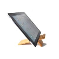 China Custom Sustainable Bamboo Folding Laptop Stand Tablet Stand holder for sale