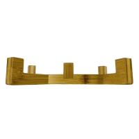 China Sustainable Bamboo 2 In 1 Design Sturdy Anti-Rollover Pet Dog Bowl Holder for Your Living Room for sale