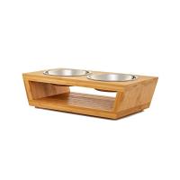 China Multifunctional Design Make Your Pet Eat with Ease Regulated Raised Stainless Steel Feeder for sale