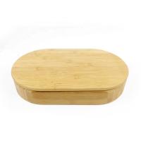 China Bamboo Oval Mirror Jewelry Box Jewelry Organizer Multi Divided for sale