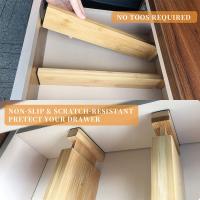 China Keep Your Clothing Tidy with Natural and Expandable Bamboo Drawer Dividers Adjustable for sale