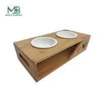 China Single Tier Natural Bamboo Feeder for Protecting Animal's Cervical Spine Direct Sale for sale