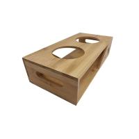 China Single Tier Natural Bamboo Feeder for Protecting Animal's Cervical Spine Direct Sale for sale