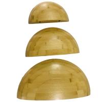 China Hanging Bamboo Wall Shelves 3 Sizes of Solid Thick Design for Display and Storage for sale