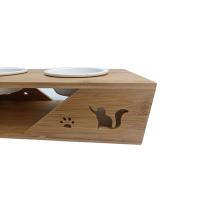 China Single Tier Natural Bamboo Feeder for Protecting Animal's Cervical Spine Direct Sale for sale
