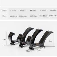 China Customized Hook Quantity Solid Bamboo Wall Hanging Hooks for Living Room Organization for sale