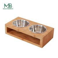 China 1L Capacity Automated Pet Feeder with Elevated Dual Bowls Multifunctional Design for sale