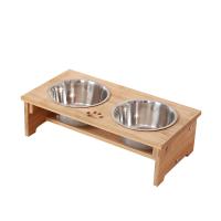 China 1L Capacity Automated Pet Feeder with Elevated Dual Bowls Multifunctional Design for sale