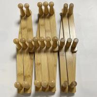 China Functional Bamboo Accordion Style Wall Mounted Hook for Organizing Behind Doors/Walls for sale