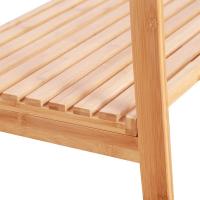 China Eco-Friendly Rectangle Bamboo Storage Rack Hanger Stand for Bedroom Organization for sale
