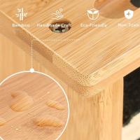 China Single-Tier 54x22.5x14cm Bamboo Computer Monitor Riser with Desktop Stand and 2 Drawer for sale