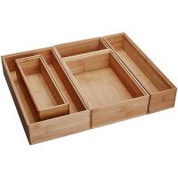 China Carved Bamboo Five-Piece Storage Box Set for a Sophisticated and Organized Living Room for sale