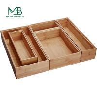 China Carved Bamboo Five-Piece Storage Box Set for a Sophisticated and Organized Living Room for sale