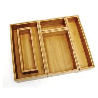 China Carved Bamboo Five-Piece Storage Box Set for a Sophisticated and Organized Living Room for sale