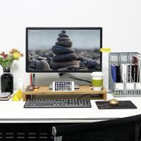 China CE/EU Certified Bamboo Laptop Stand Organizer Ideal for Home and Office Computer Desk for sale