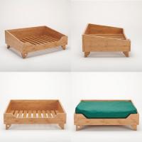 China PET Cat Dog Bed Platform Bamboo Bunk Furniture Dog Customized for sale