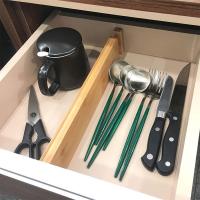 China Custom Designs Adjustable Bamboo Wood Drawer Dividers for Personalized Organization for sale