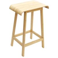 China Creative Bamboo Curved Seat Bar Stool with Eco-friendly Design and CE Certificate for sale