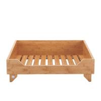 China OEM Solid Bamboo Cat Bed Frame For Small Medium Large Dog PET for sale